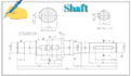Create 2d autocad mechanical shaft drawing by Rajeshm89 | Fiverr