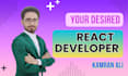 Be your custom react developer for creating react websites by Kamran ...