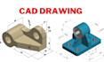 Do 2d, 3d cad modeling, solid edge, solidworks assembly, mechanical design, part by ...