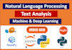Do nlp topic modeling, sentiment analysis, text analysis, ml, tasks using python by Nlp ...