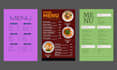 Create artistic and unique food menu cards by Riot_1 | Fiverr