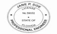Review stamp as licensed civil and structural engineer in florida and ...