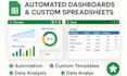 Create automated google sheets dashboards and custom excel spreadsheets by Oscarhughes901 | Fiverr