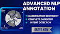 Provide nlp data annotation, text labeling and dataset preparation for ...