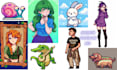 Do custom pixel art potrait, pixel anime for your pfp, pets, gift ...
