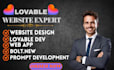Build lovable ai website app, lovable ai dev, lovable mvp, supabase, fix lovable by Stephen ...