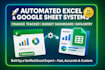 Create excel sheet, finance budget tracker, google spreadsheet, data ...
