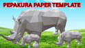Design printable low poly papercraft templates 3d paper models for ...