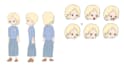 Draw a simple character turnaround reference sheet by Zahra_hana | Fiverr
