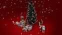 Créer une animation 3d de noël, vidéo d'intro du nouvel an, animation ...