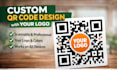 Create a custom qr code design with your logo by Elizabeth_abr | Fiverr