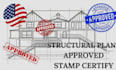 Review stamp architectural drawing licensed structural engineering ...