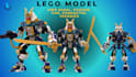 Design quality lego decals minifigures stickers and texture for uv,pad ...