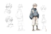 Draw anime character design reference sheet vtuber model by Lacmintz ...