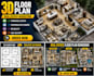 Usa realistic 3d floor plan rendering for airbnb and real estate ...