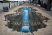 Create 3d floor illusion, anamorphic pavement art, wall and carpet ...