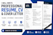 Provide professional resume writing services by Claire23092 | Fiverr