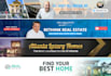 Create real estate youtube channel banner design for realtor by ...