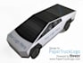 Make a papercraft tesla cybertruck with your logo on it by ...
