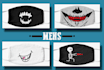 Design funny face mask surgical fashion within 2 days by Kenzakengift ...