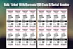 Create bulk event ticket with scanning system using barcode qr code by Mesbahmunna | Fiverr