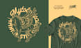 Design vintage mythology logo with hand drawn illustration by ...