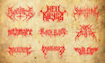 Draw custom black, slam, brutal, grindcore death metal logo for your band brand by Hamza11v22 ...