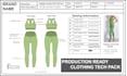 Design fashion tech pack of clothing and garment technical by Techhelal ...