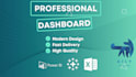 Create your professional dashboard on power bi tableau excel by ...