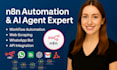 N8n workflow, n8n ai agent, web scraping, n8n whatsapp bot api integration