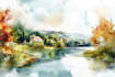 Create beautiful hand painted landscapes on canvas by Kierrasteed | Fiverr