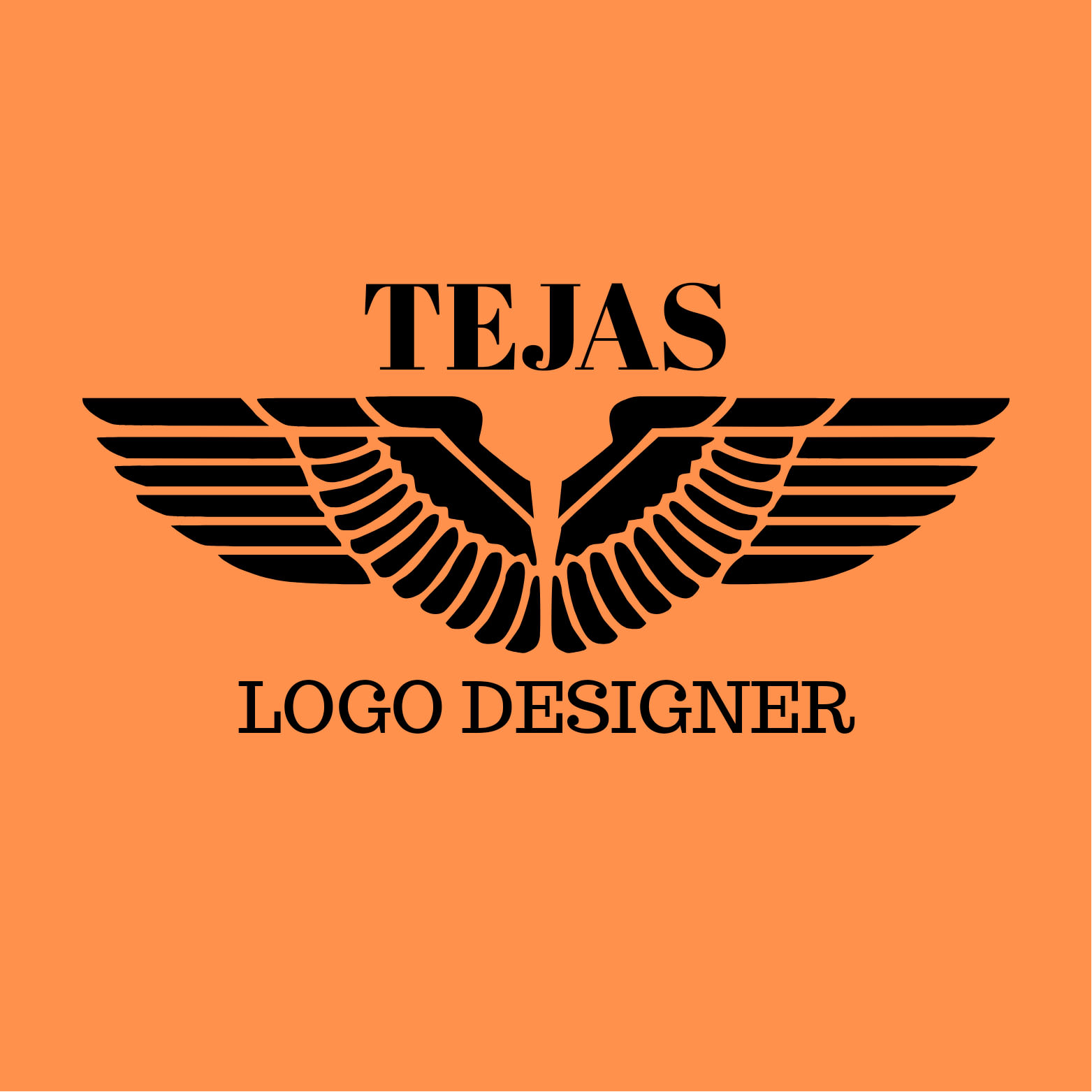 Tejas Name Logo Tejas