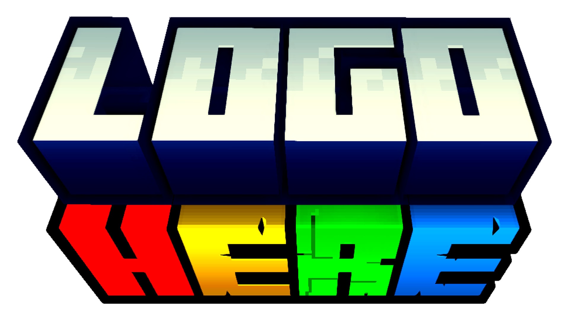 3d Minecraft Logo De Toyboys | Minecraft 3D Icon Light Alex