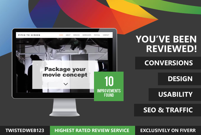 review and improve your website with 10 tips