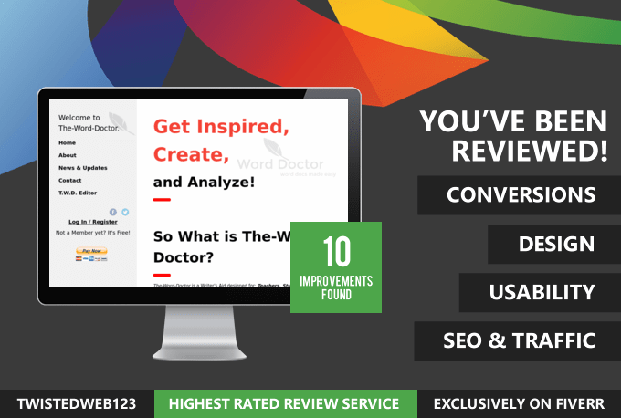 review and improve your website with 10 tips