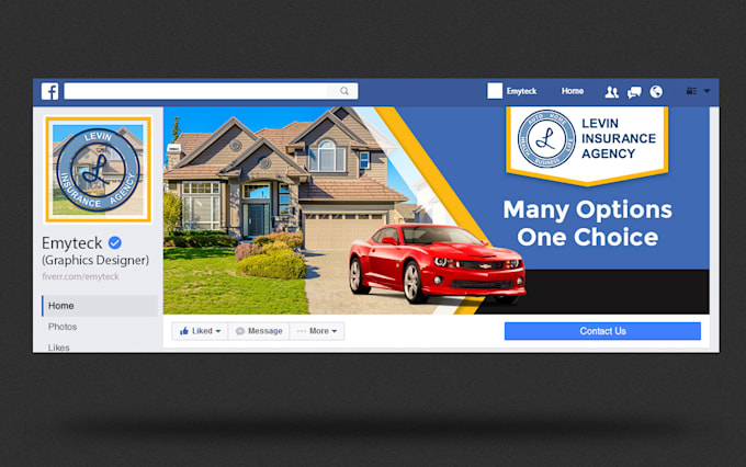 Design a facebook cover photo banner by Emyteck