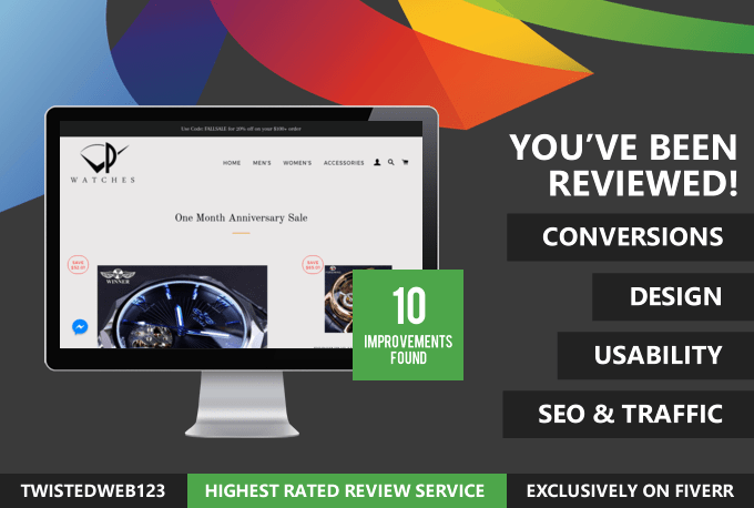 review and improve your website with 10 tips