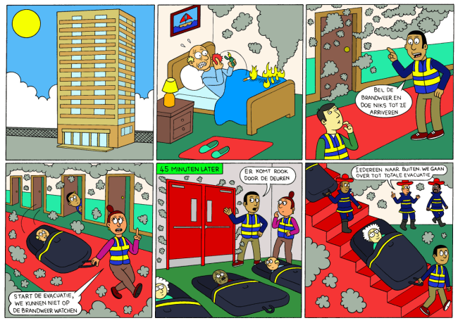 Draw a 4 panel cartoon strip by Alastairlaird