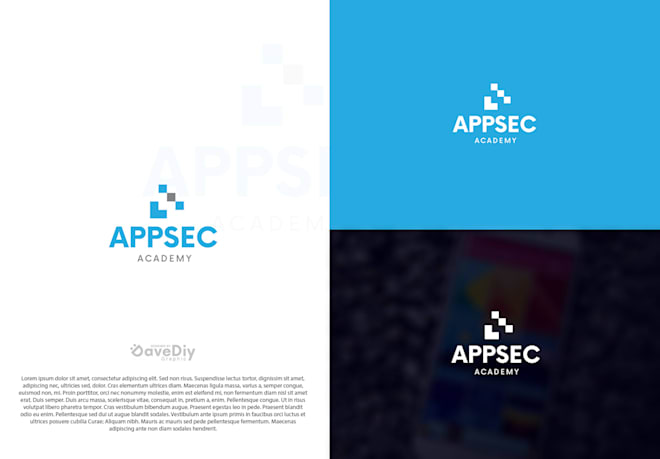 Design flat minimalist logo by Davediy