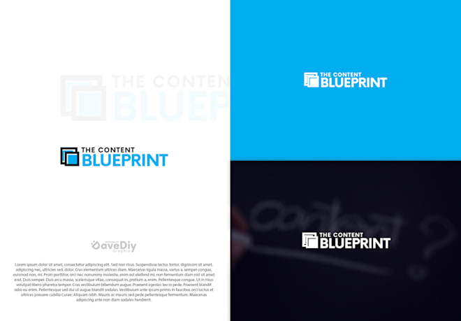 Design flat minimalist logo by Davediy