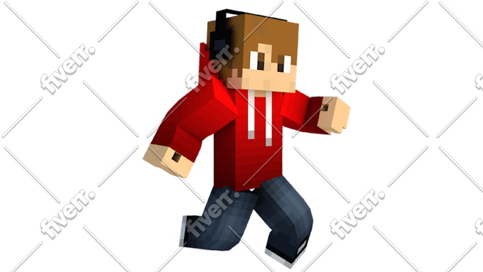 Render your minecraft character in 3d by Bbpaws