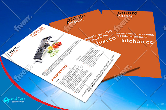 brochure, product insert, catalog, presentation