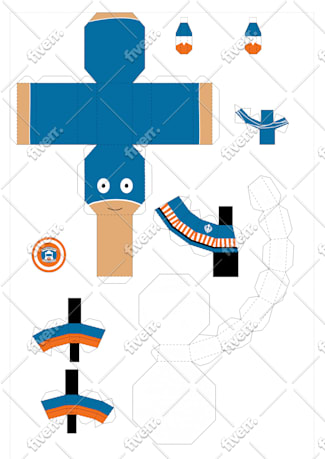 Design your own customized papercraft by Sehnzu