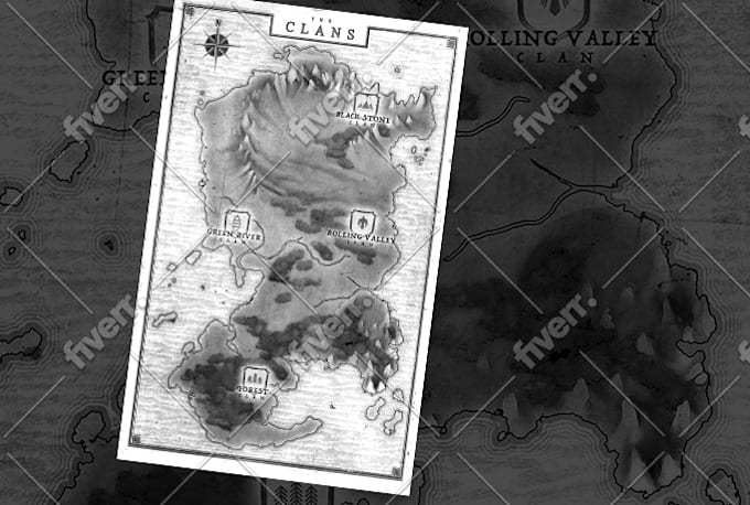 Custom fantasy world map | Fiverr
