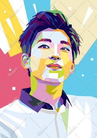 make professional awesome wpap pop art portrait