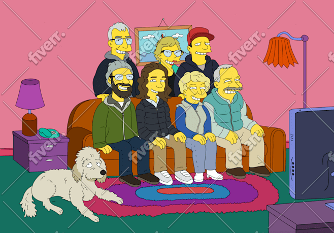 Draw you as a yellow cartoon by Eliana93fer