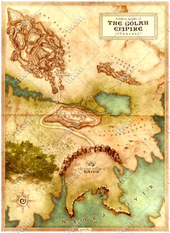 Custom fantasy world map D&D DnD and City maps