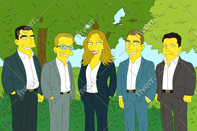 Draw you as a yellow cartoon by Eliana93fer