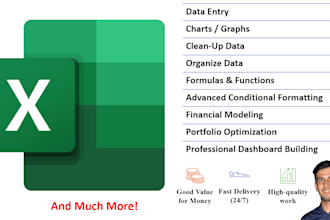 24 Best microsoft excel Services To Buy Online | Fiverr