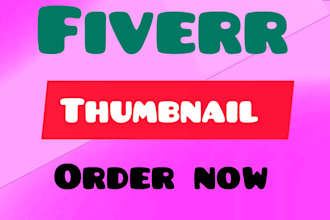 24 Best gig thumbnail Services To Buy Online | Fiverr